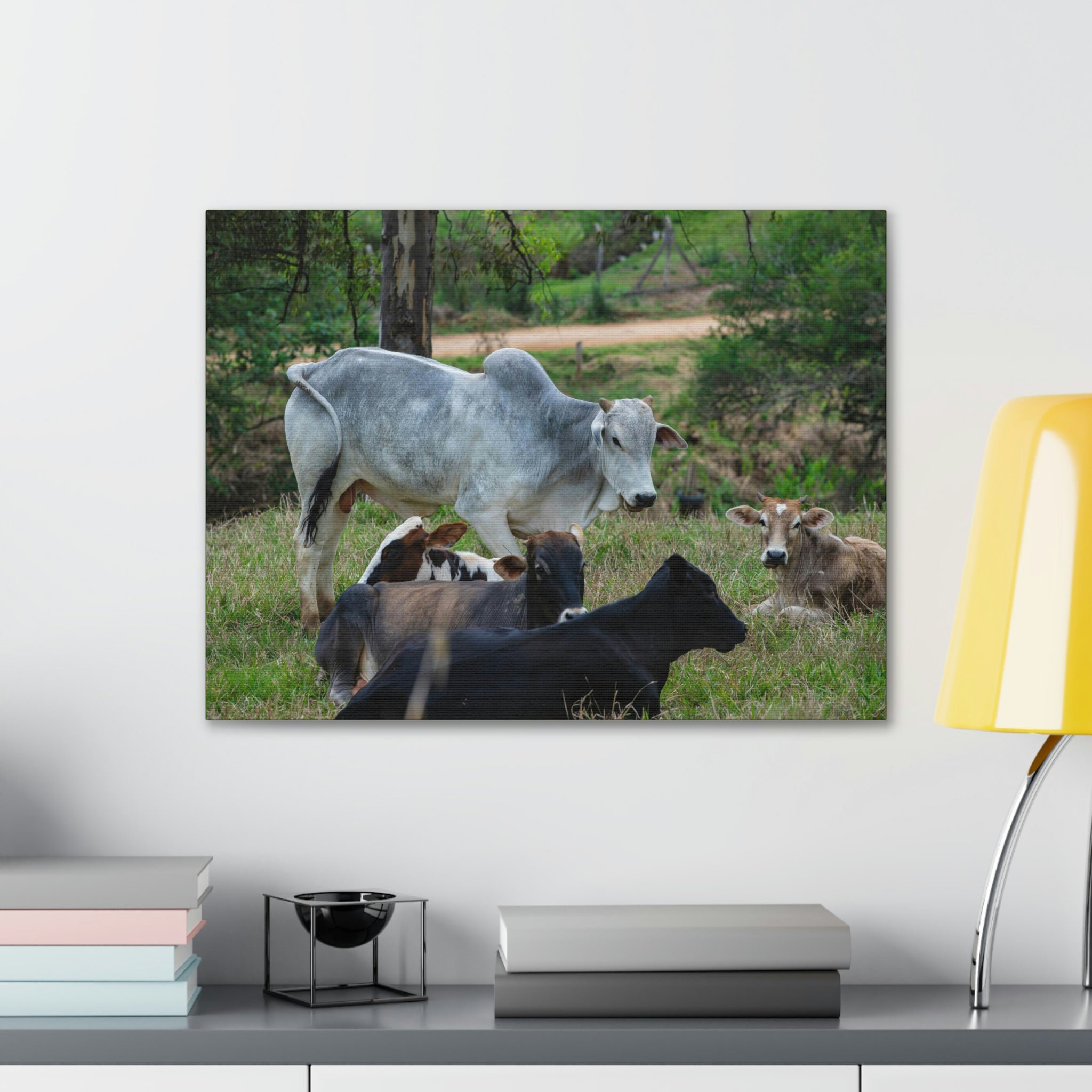 Millwood Pines Zebus Group Zebu Troop Print Animal Wall Art | Wayfair