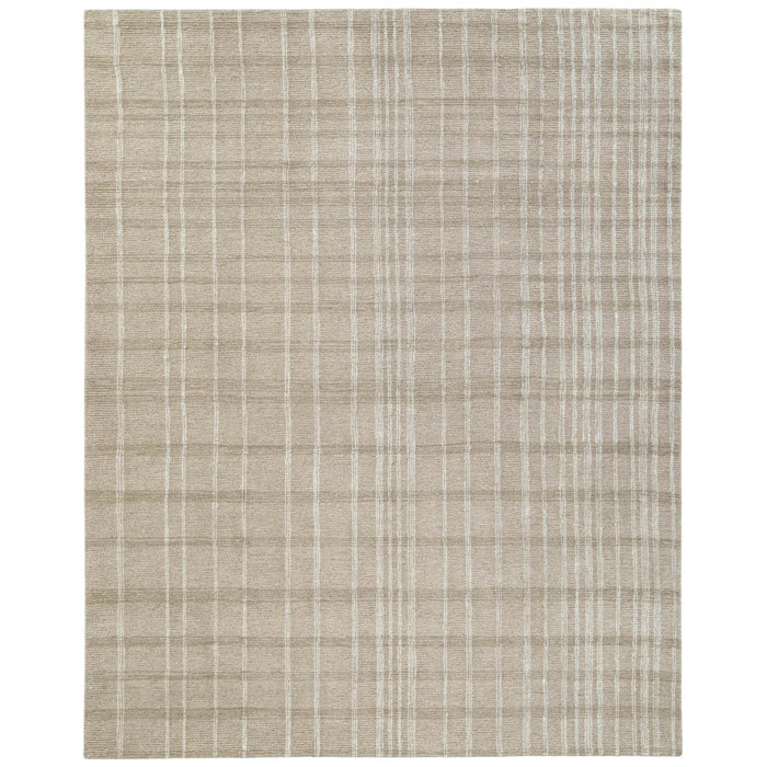 Sanura Hand Tufted Wool Taupe Rug & Reviews | Birch Lane