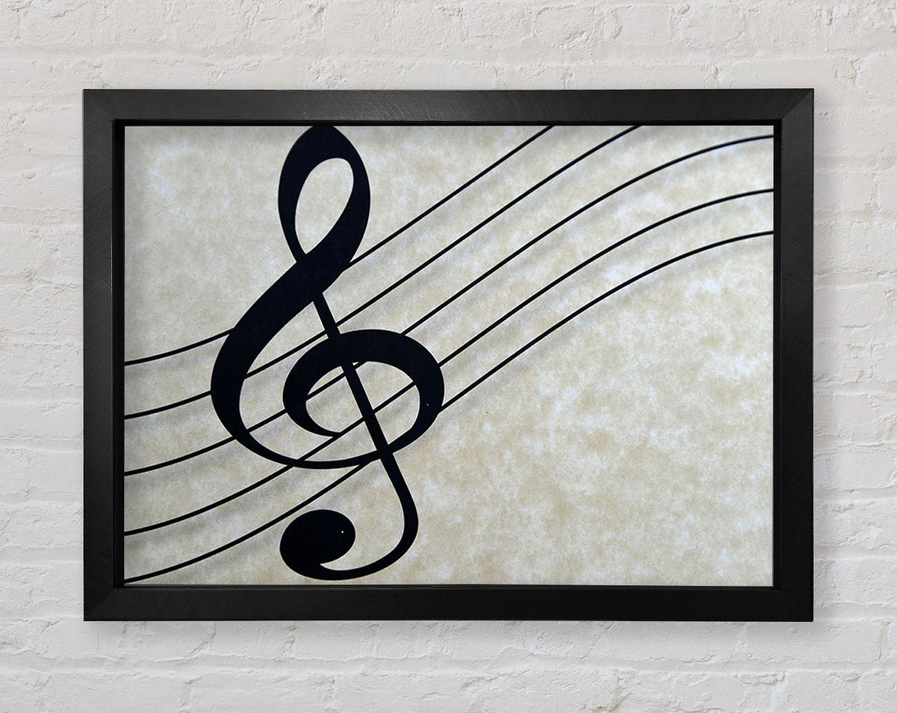 Bright Star Treble Clef Note - Single Picture Frame Art Prints ...