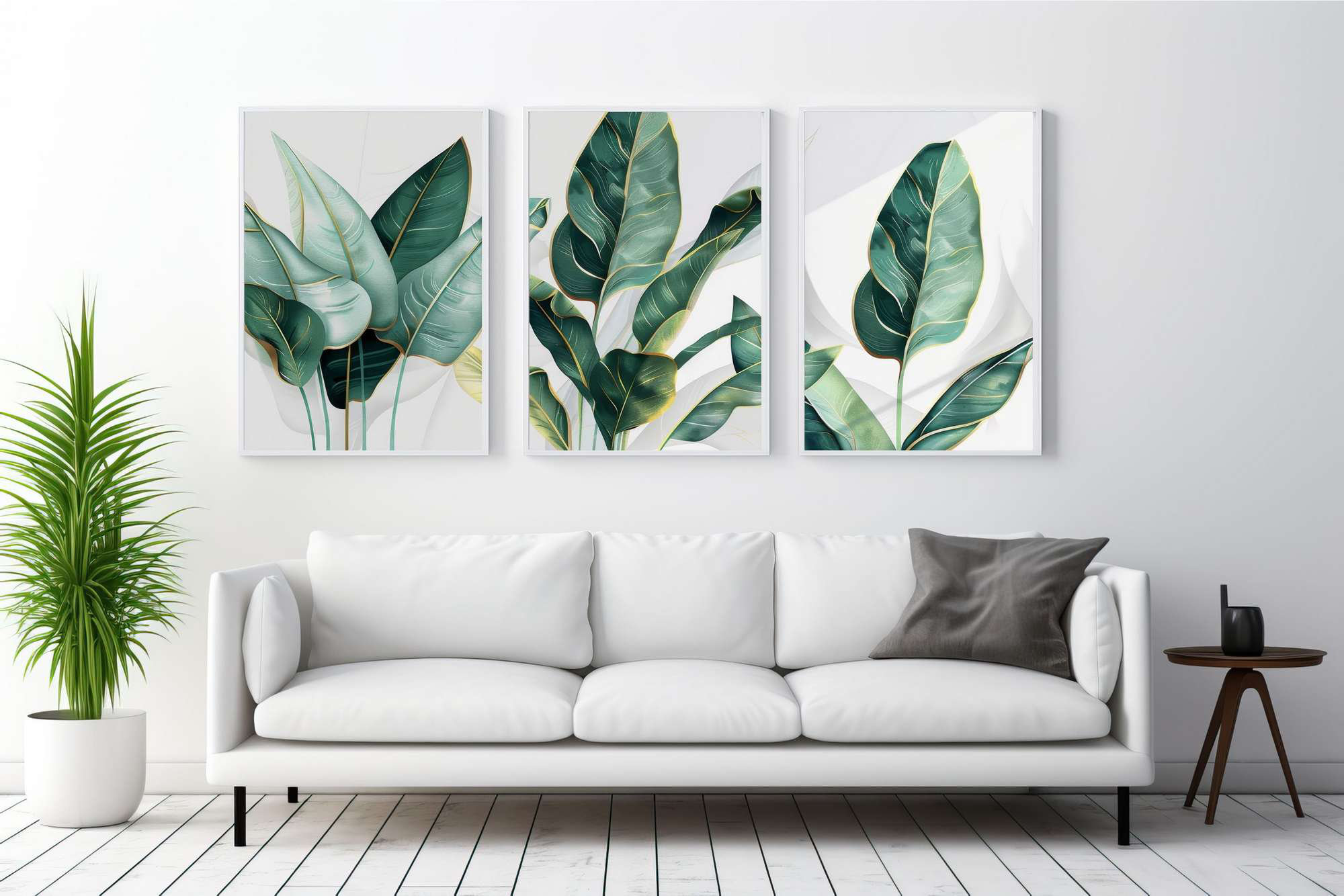 Ivy Bronx Decorative Framed MDF Painting (3 Pieces) | Wayfair
