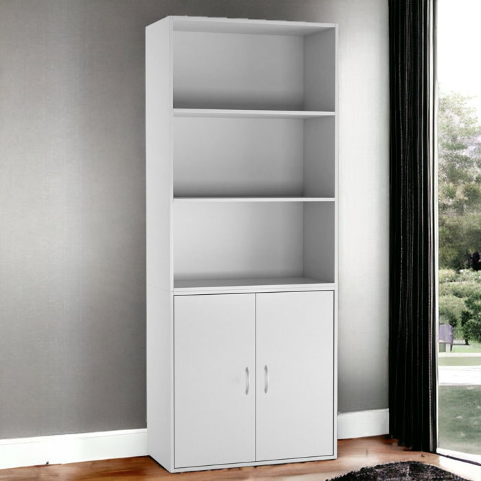 17 Stories Nochur 170cm H x 60cm W Solid Wood Standard Bookcase ...