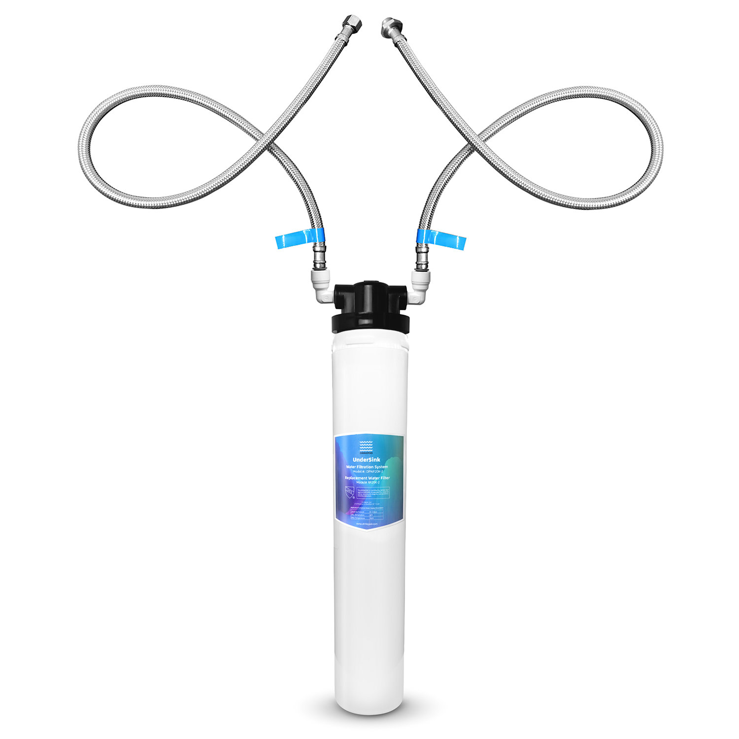 Drinkpod LLC Drinkpod Under Sink Drinking Water Filter System, 20k ...