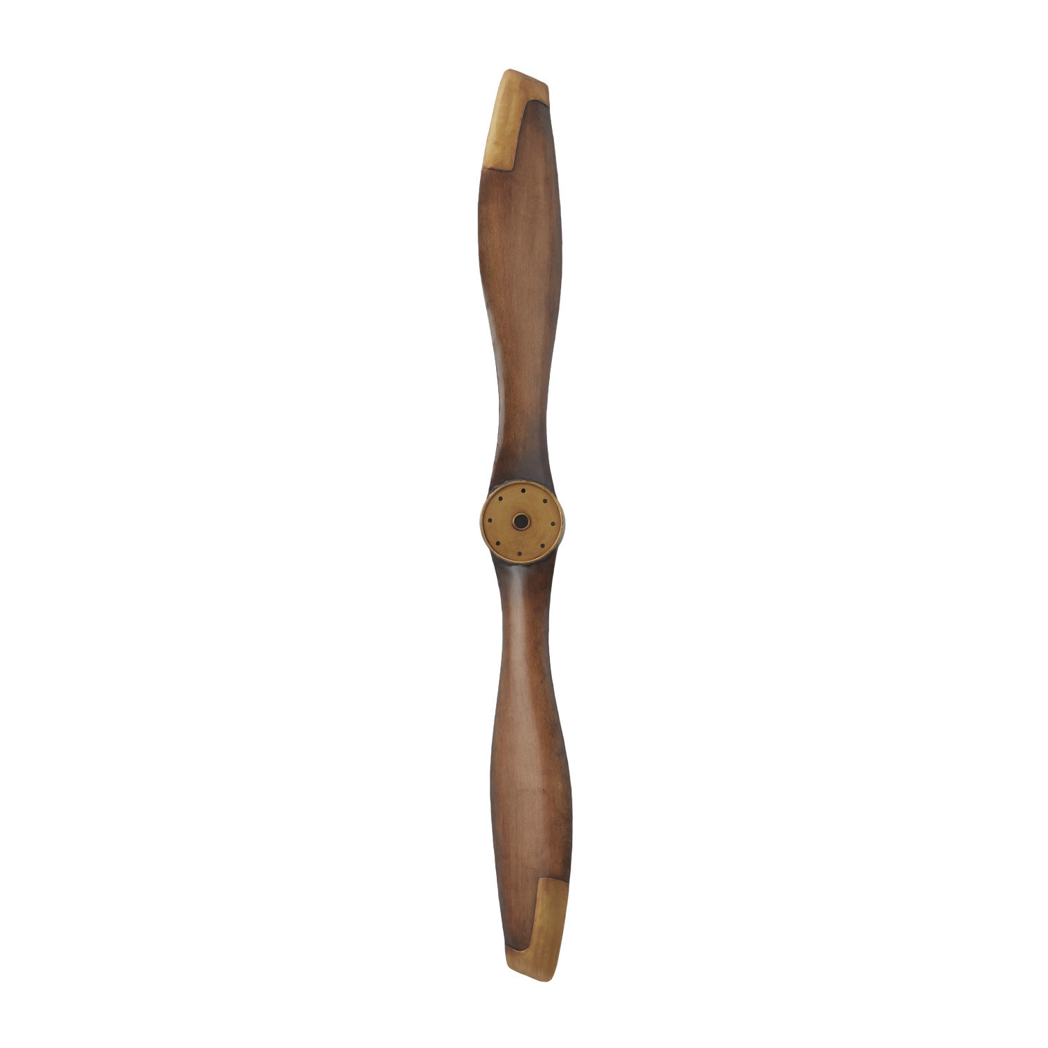Williston Forge Dayina Metal Wood Inspired 2 Blade Airplane Propeller ...
