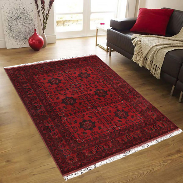 Isabelline Madonia Handmade Hand-Knotted Wool Rug | Wayfair