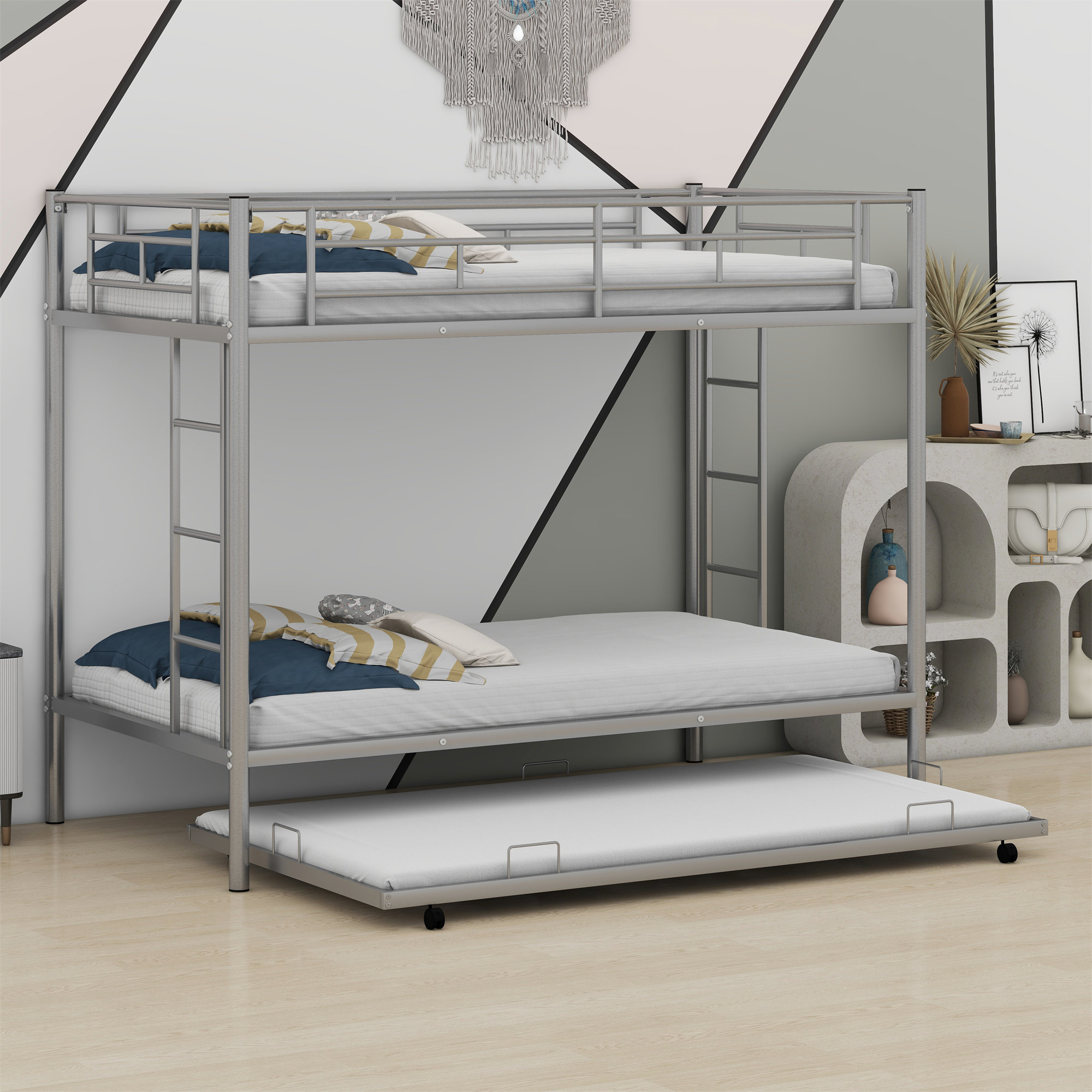 Isabelle & Max™ Bunk Bed With Trundle | Wayfair