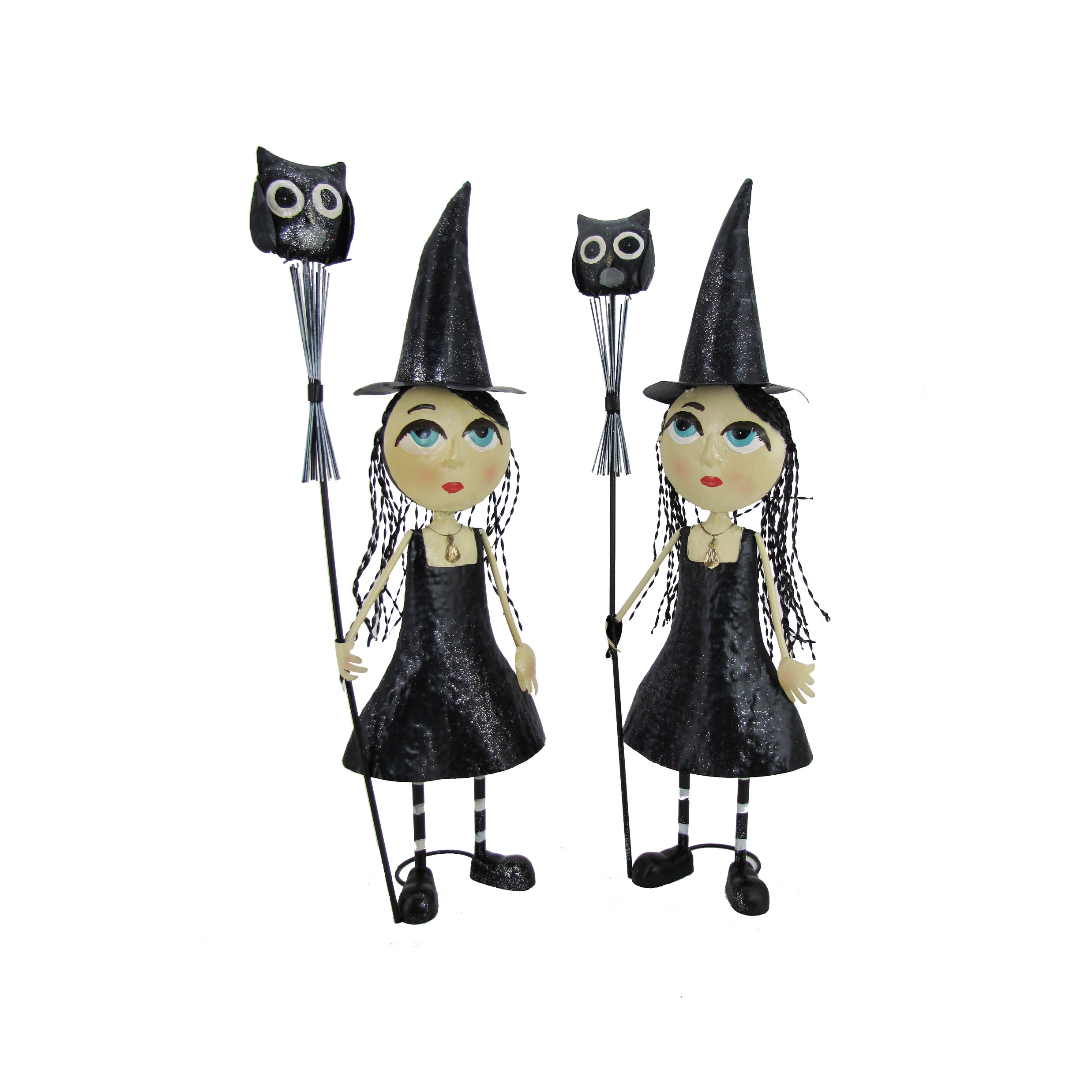 The Holiday Aisle® Big Eyed Standing Witch Girl | Wayfair