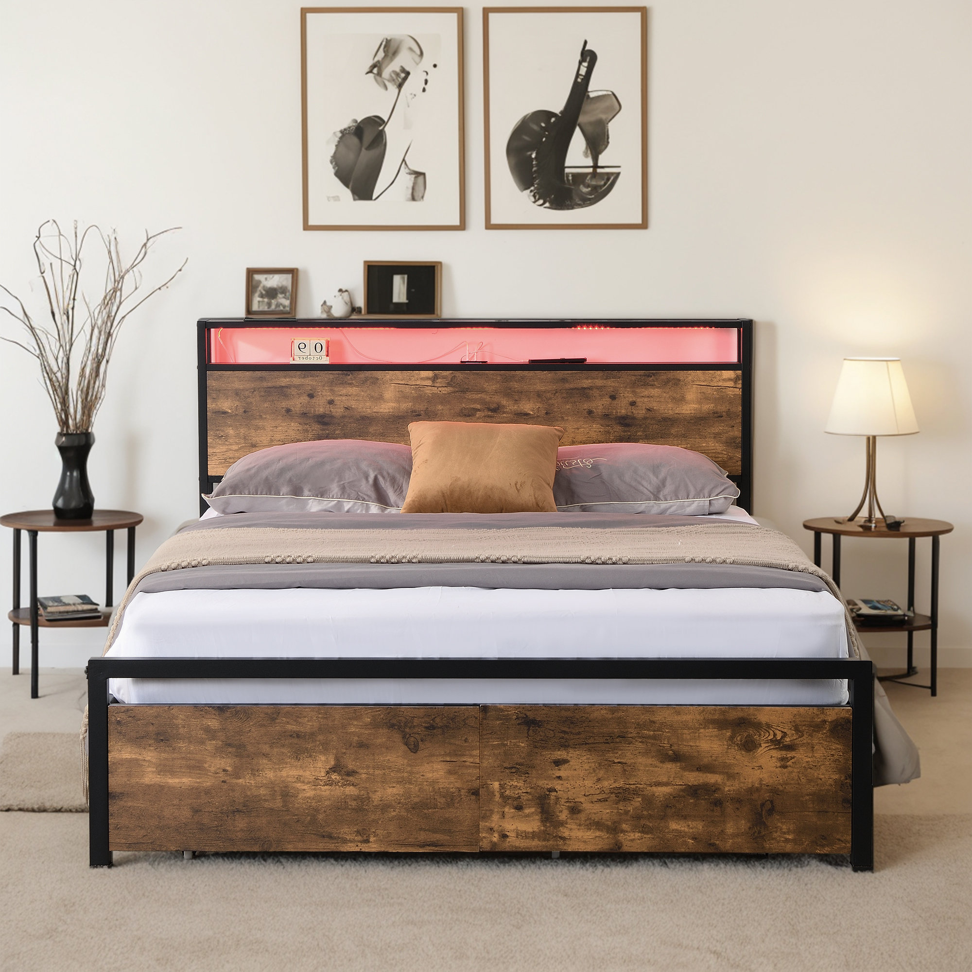 17 Stories Jermarkus Bed Frame - Wayfair Canada