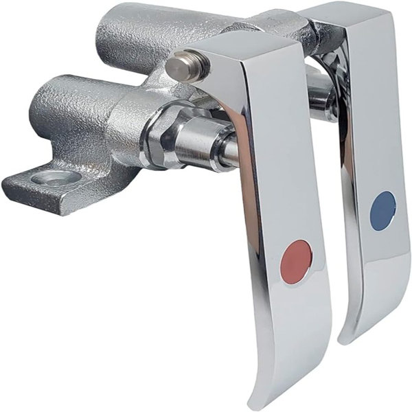 Express Kitchquip Stainless Steel Dual Knee Pedal Valve Control For ...