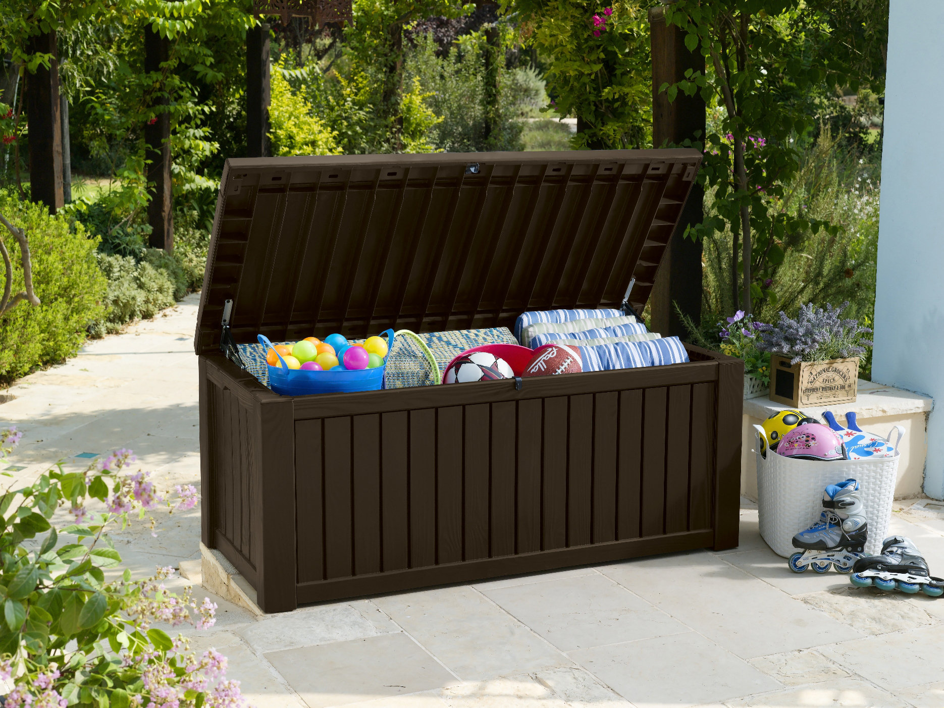 Keter Rockwood 570 L Resin Storage Box & Reviews | Wayfair.ie