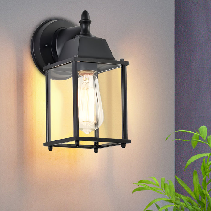 17 Stories Lamar outdoor black light wall lights fixtures | Wayfair