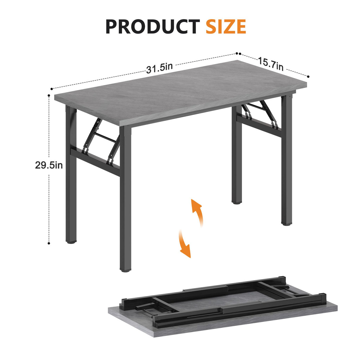 PARSOF Folding Table | Wayfair