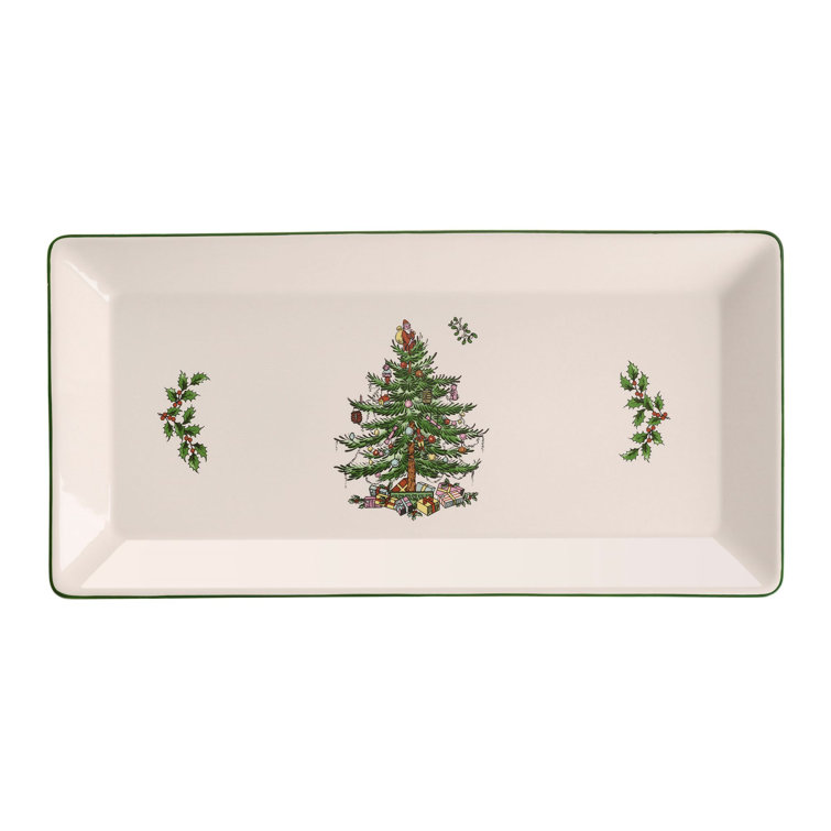Spode Christmas Tree Rectangular Tray 14" & Reviews | Joss & Main