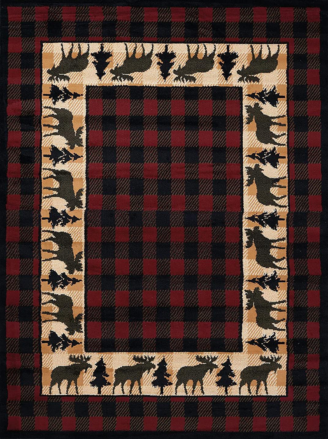 Loon Peak® Dazel Gingham Rug | Wayfair