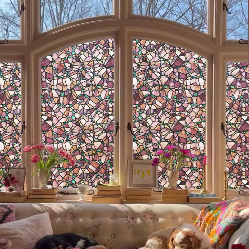 Winston Porter Abstract Non-Wall Damaging Window Decal & Reviews | Wayfair