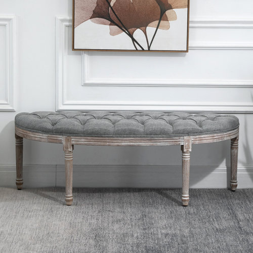 Long Upholstered Benches You'll Love | Wayfair