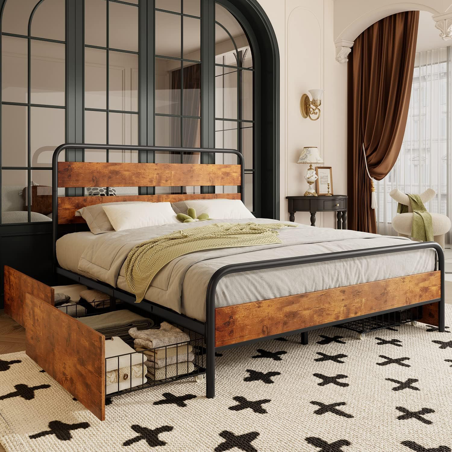 17 Stories Ferdina Storage Bed With 4 Drawers & Reviews - Wayfair Canada