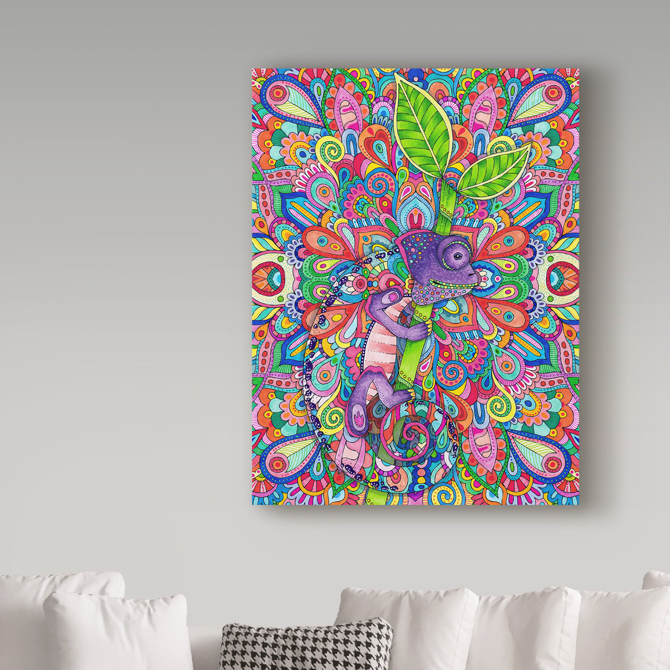 Trademark Fine Art 'Can You See Me' Drawing Print on Wrapped Canvas ...