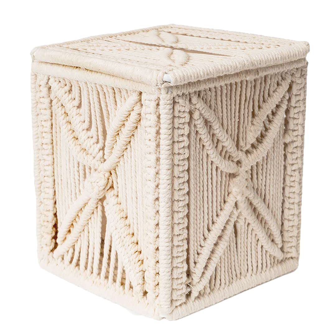 Dakota Fields Tissue Box Cover Square Cute Boho Tissue Box Holder ...