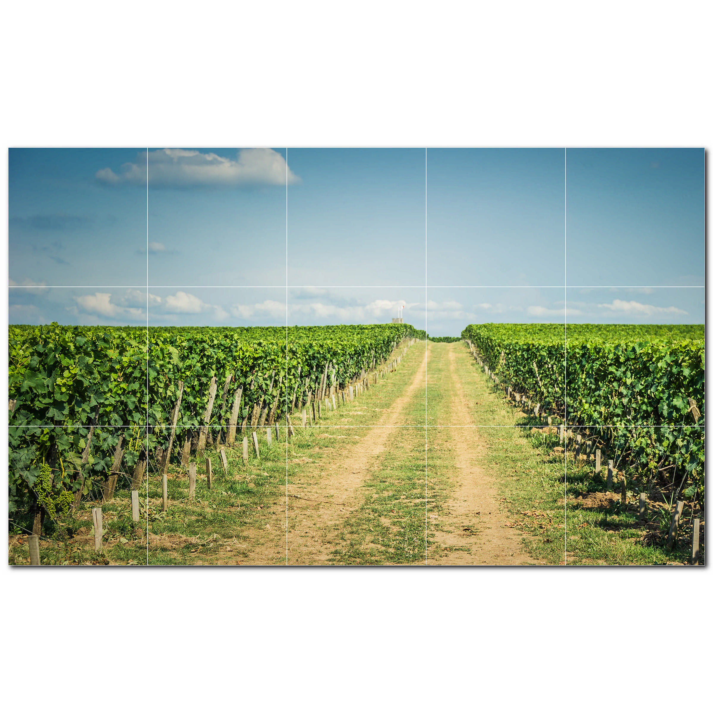 Picture-Tiles.com 40" x 24" Ceramic Farm Photo Decorative Mural Tile ...