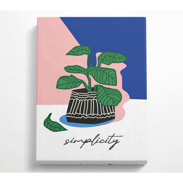 Ophelia & Co. Simplicity Of A Flower Vase - Wrapped Canvas Art Prints ...