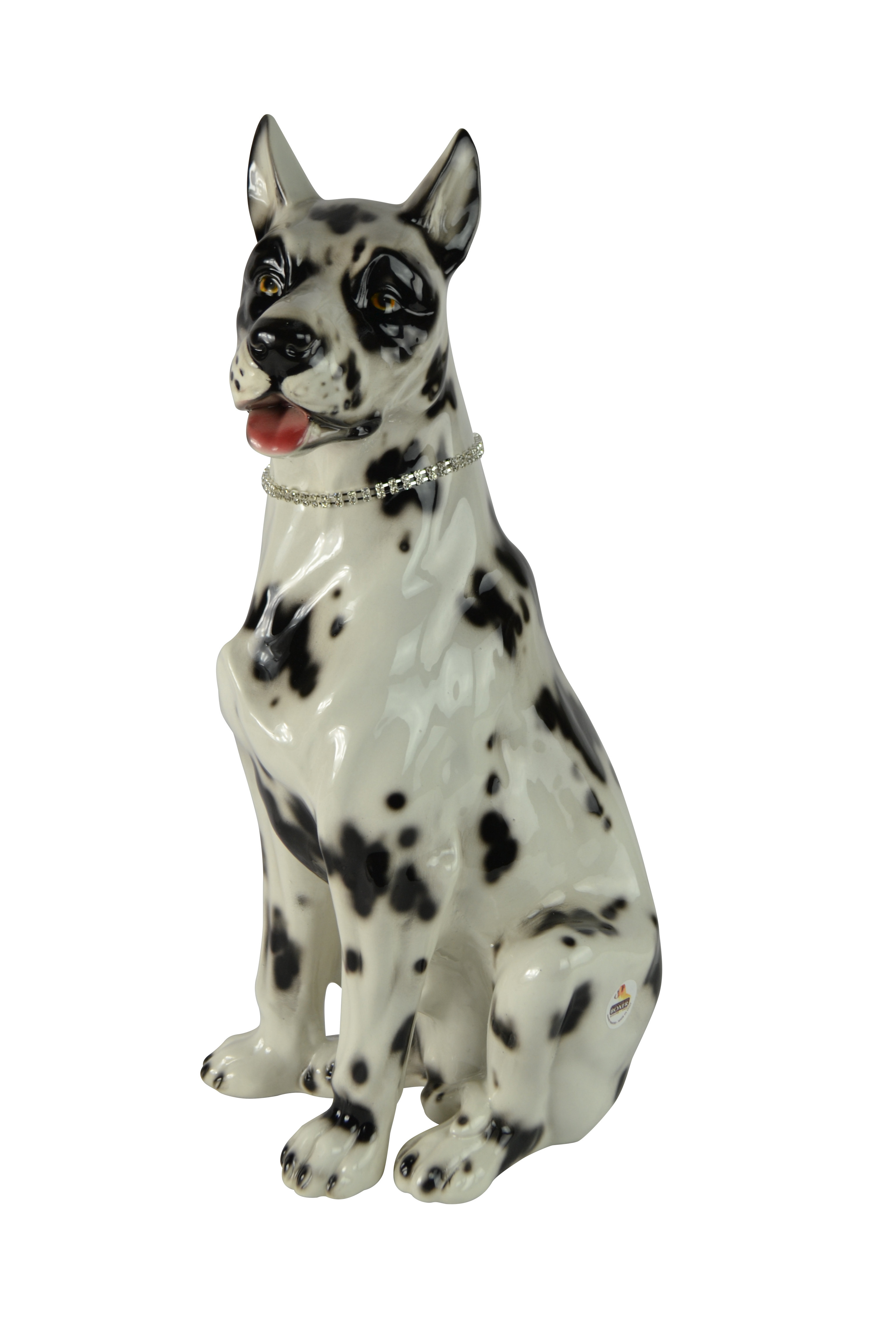 Three Star Im/Ex Inc. Great Dane Dog Ceramic Statue 21" Tall | Wayfair