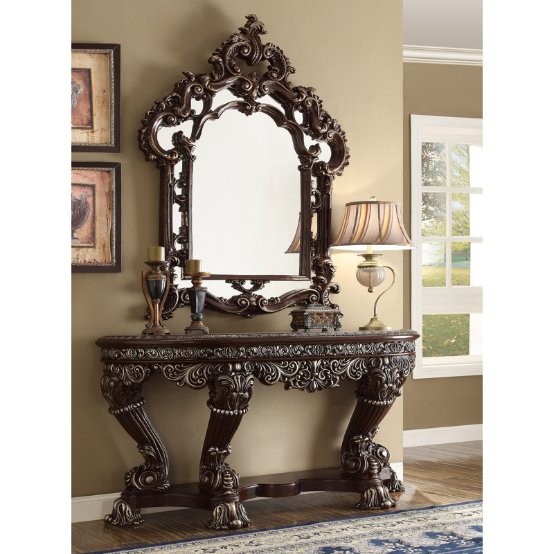 Direct Marketplace 20" Console Table and Mirror Set | Wayfair