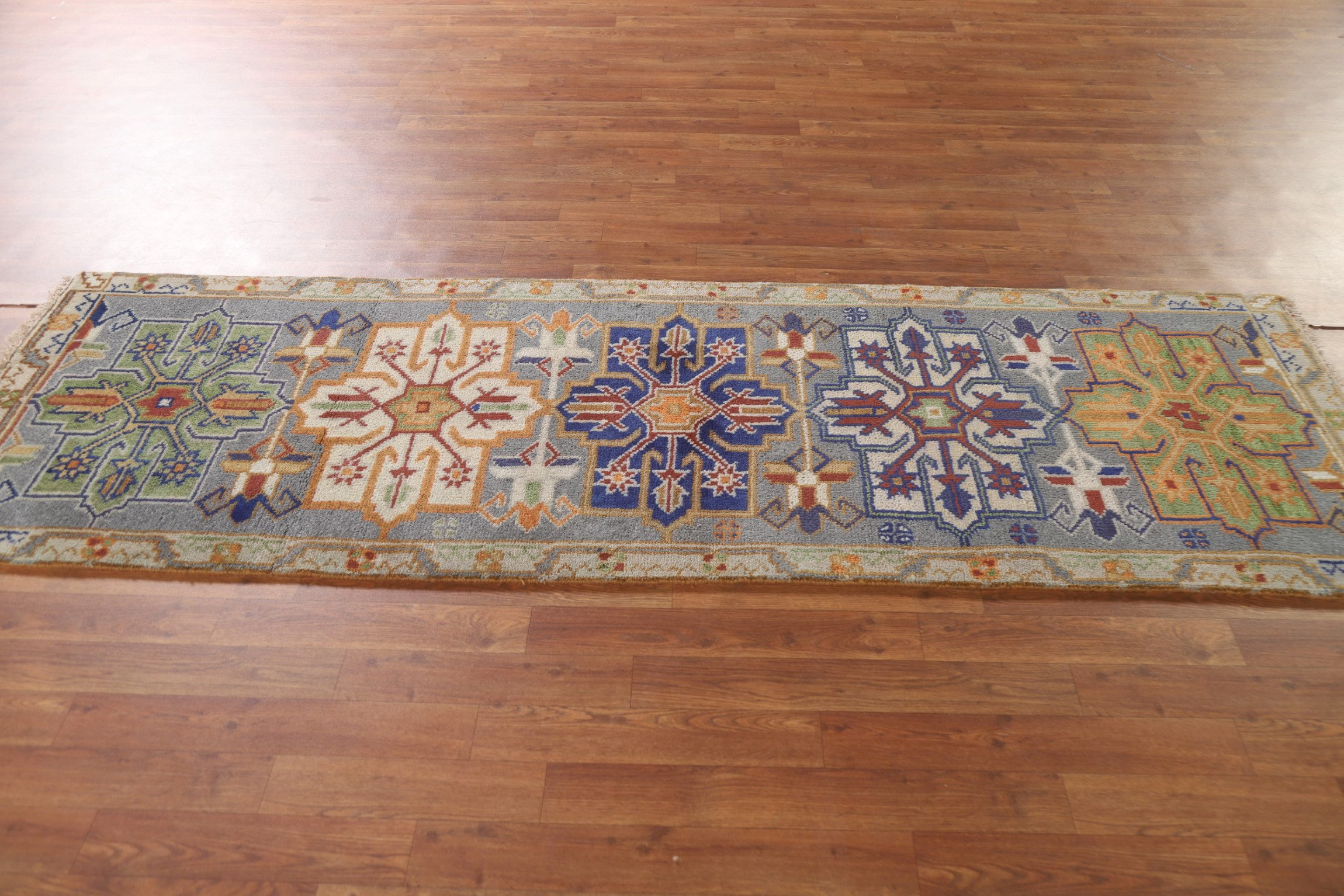 Bloomsbury Market Geometric Traditional Indian Runner Rug 3x8 | Wayfair
