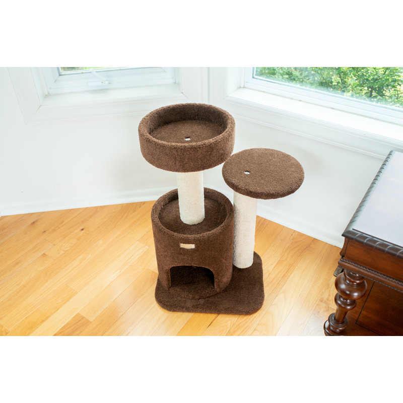 Armarkat 30" Premium Carpeted Real Wood Cat Tree | Wayfair