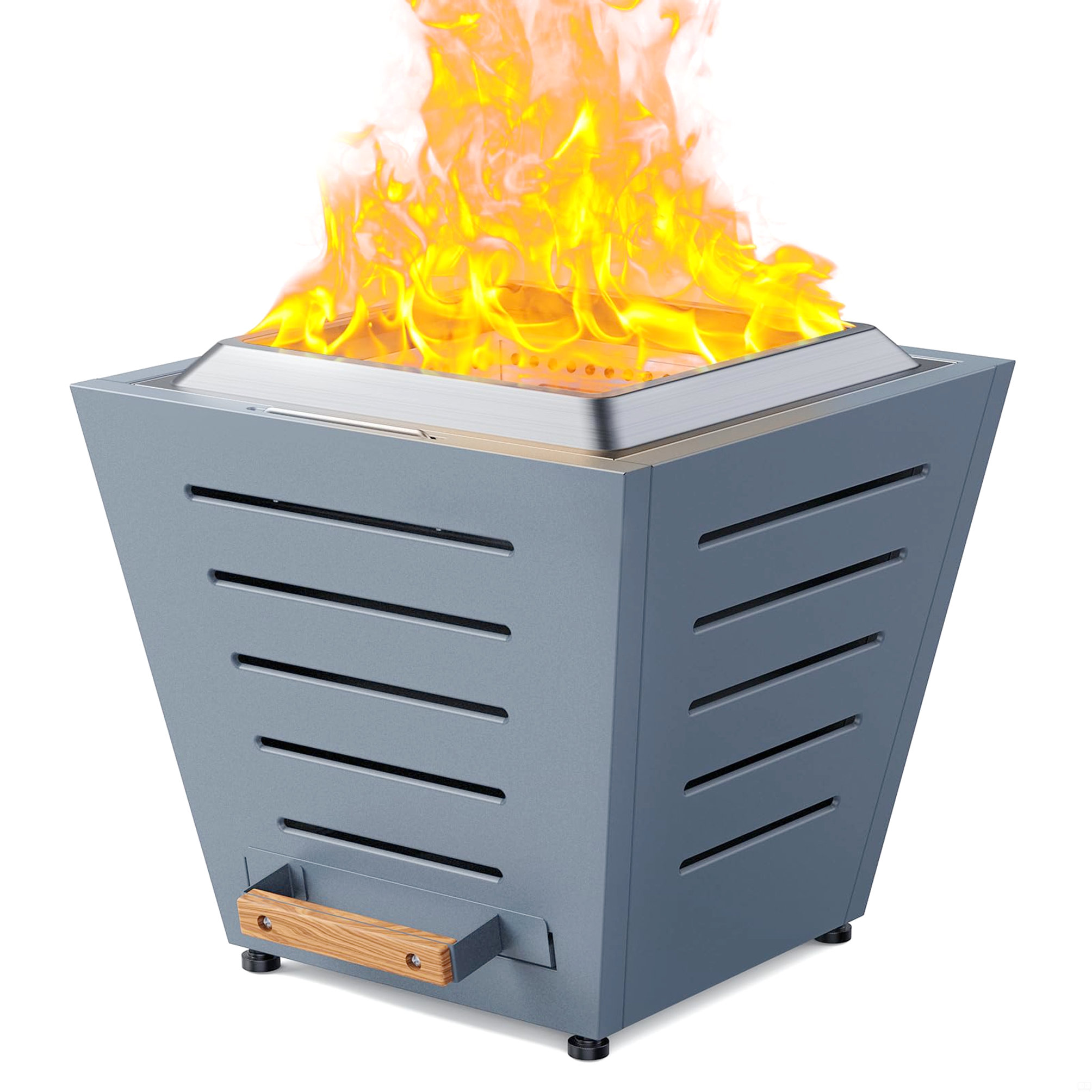 Latitude Run® Smokeless Fire Pit Stainless Steel Wood Burning Fireplace ...