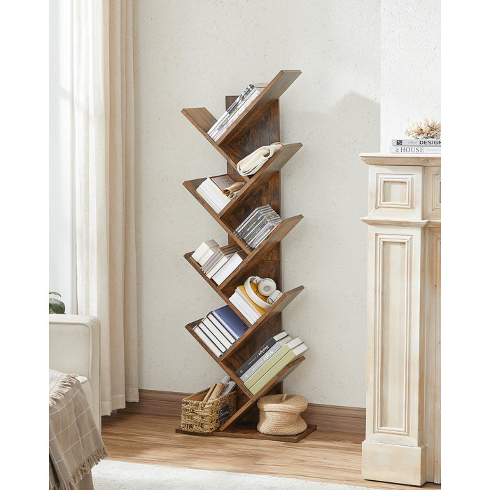 Red Barrel Studio® Trivette Geometric Bookcase & Reviews | Wayfair