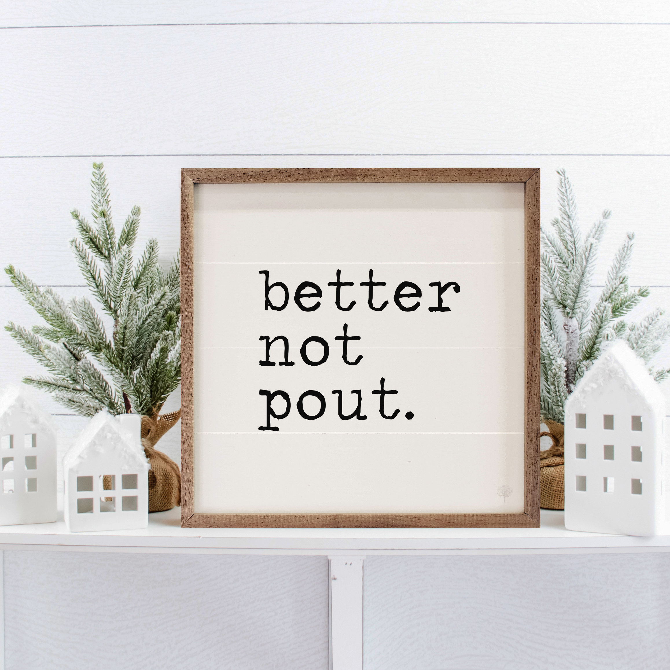 The Holiday Aisle® Better Not Pout White - Wayfair Canada