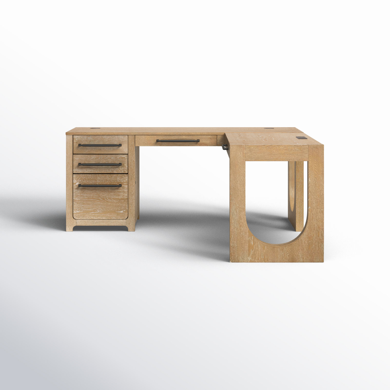 Birch Lane™ Fitzgerald L-Shape Desk & Reviews | Birch Lane