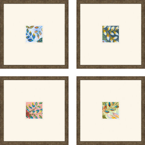 Wildon Home® Botanica III S/4 Framed On Paper 4 Pieces by Adamson-Ray ...