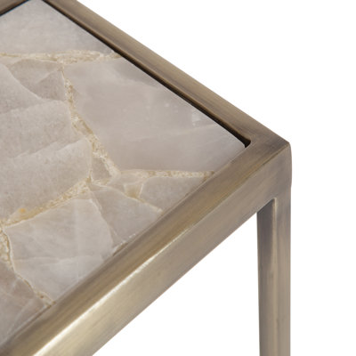 Mercury Row® Marisol Cross Legs End Table & Reviews | Wayfair