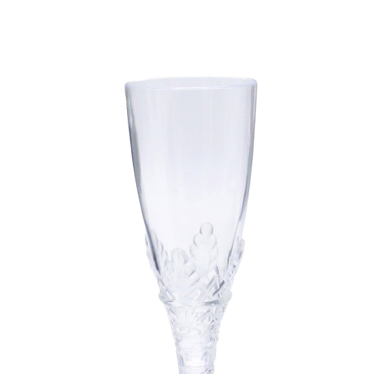 The Party Aisle™ Michell Plastic Disposable Wine & Champagne Flute Cup ...