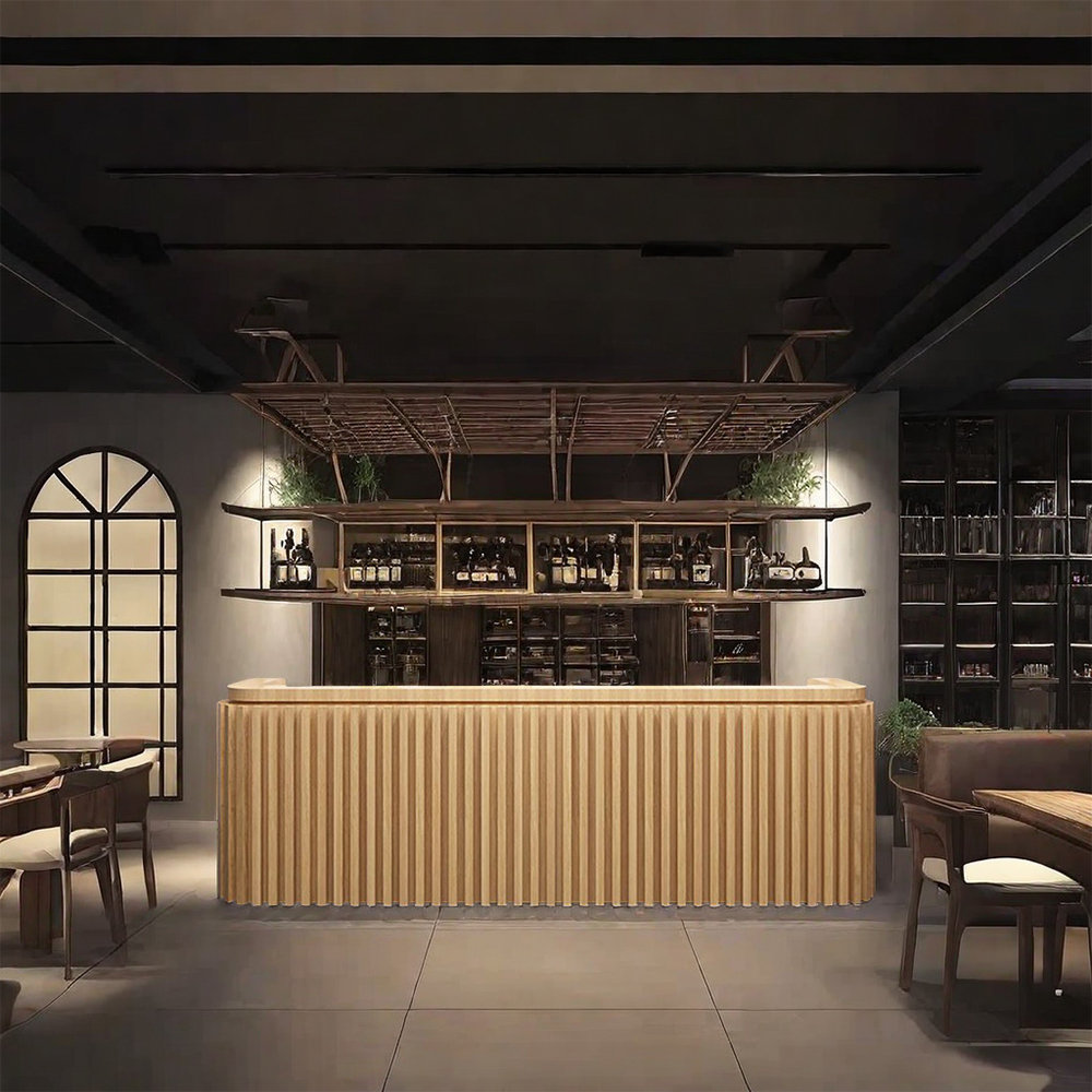 LKIWXAQ RECEPTION DESK Vintage Style Bar Counter | Wayfair