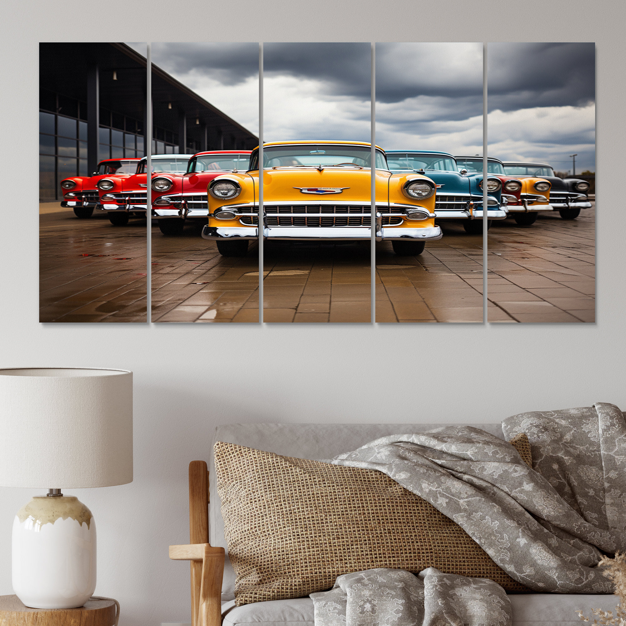 Latitude Run® Pickup Truck Retro Rides II - Transportation Canvas Wall ...