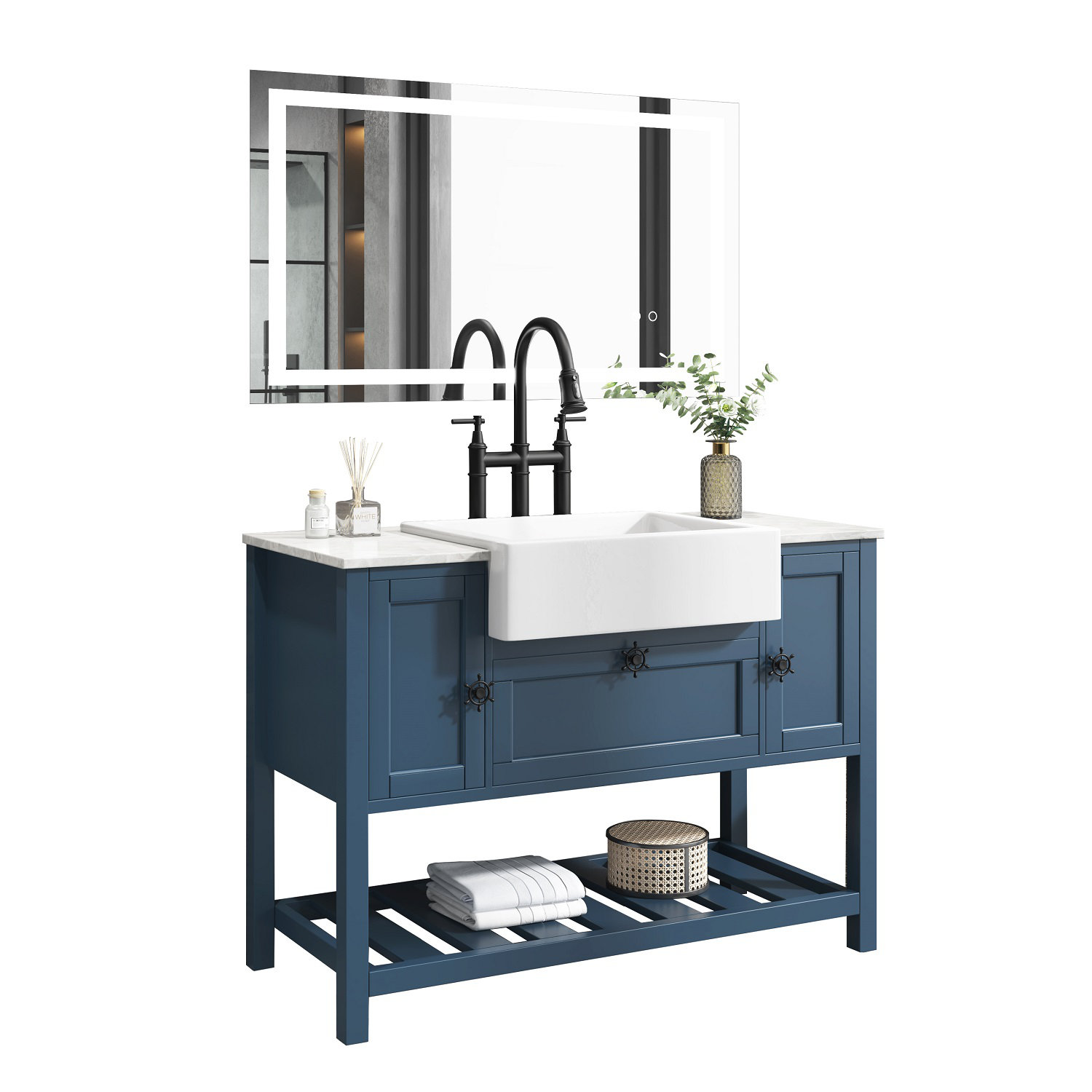 Winston Porter Goverdhan 48 Single Bathroom Vanity Set Wayfair Canada