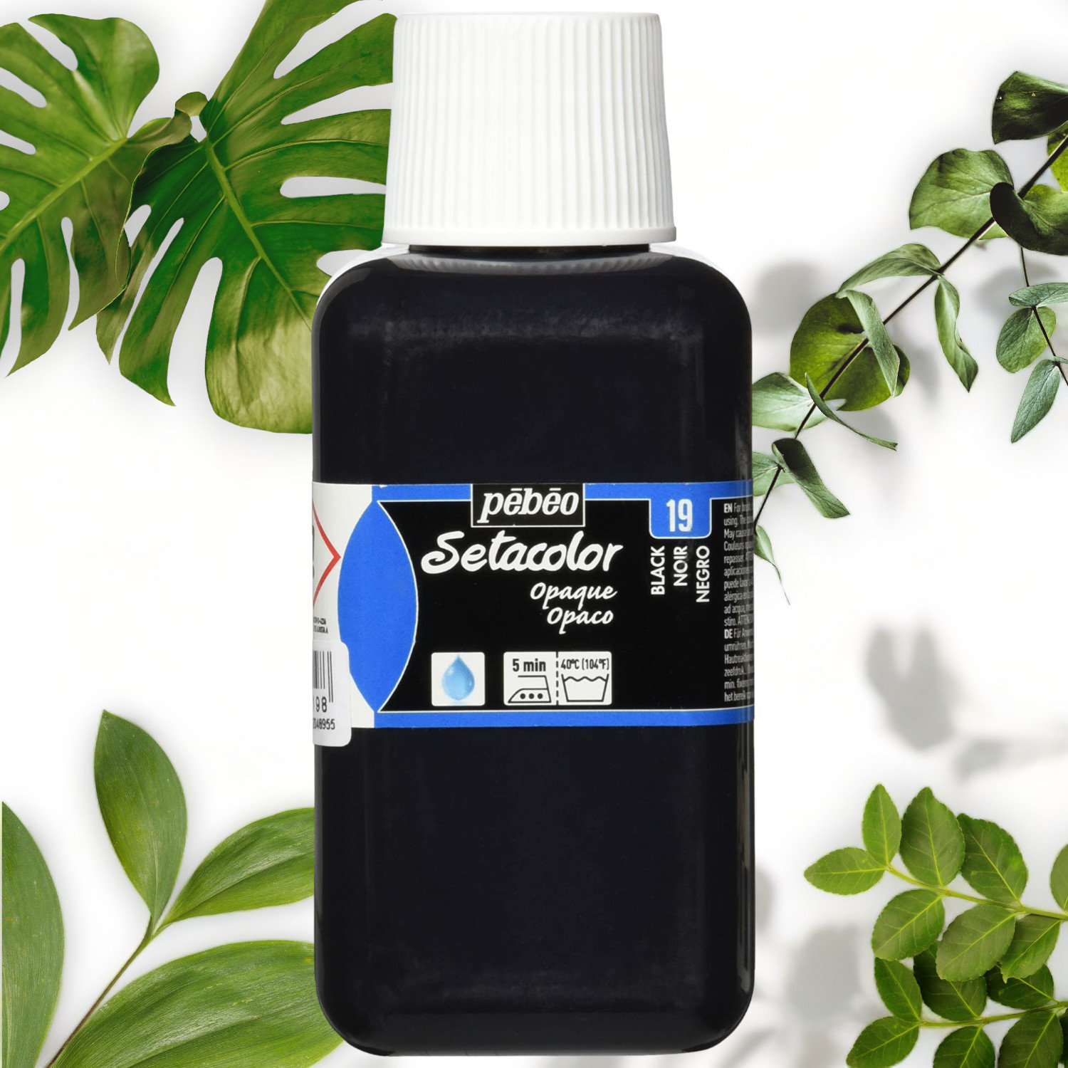 BRBCA Black Fabric Paint 250ml | Wayfair