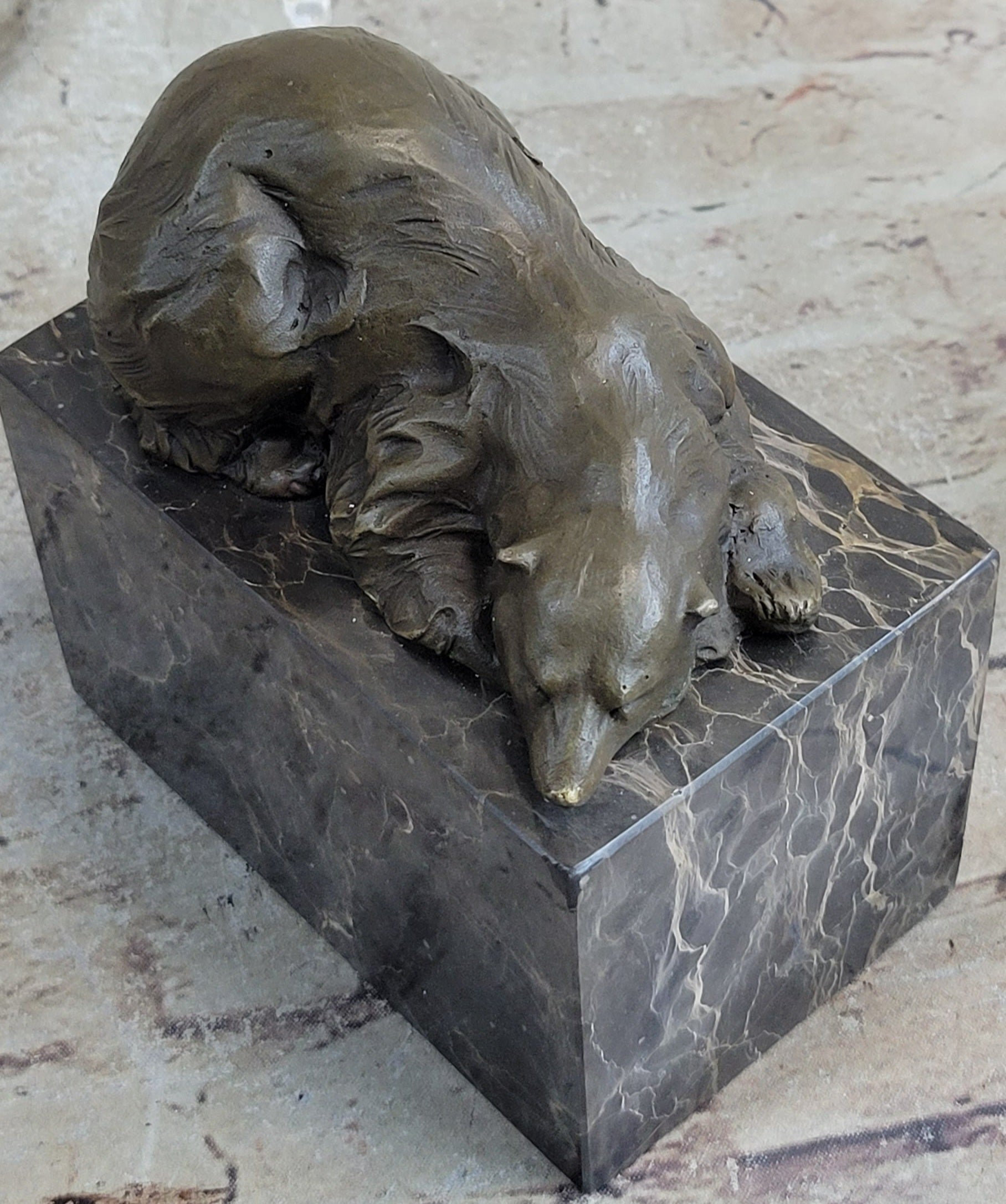 World Menagerie Aagman Signed Original Milo Polar Bear Bronze Sculpture ...