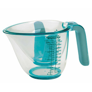 KitchenAid® Gourmet 3 Pieces Measuring Jugs, Aqua Sky & Reviews | Wayfair