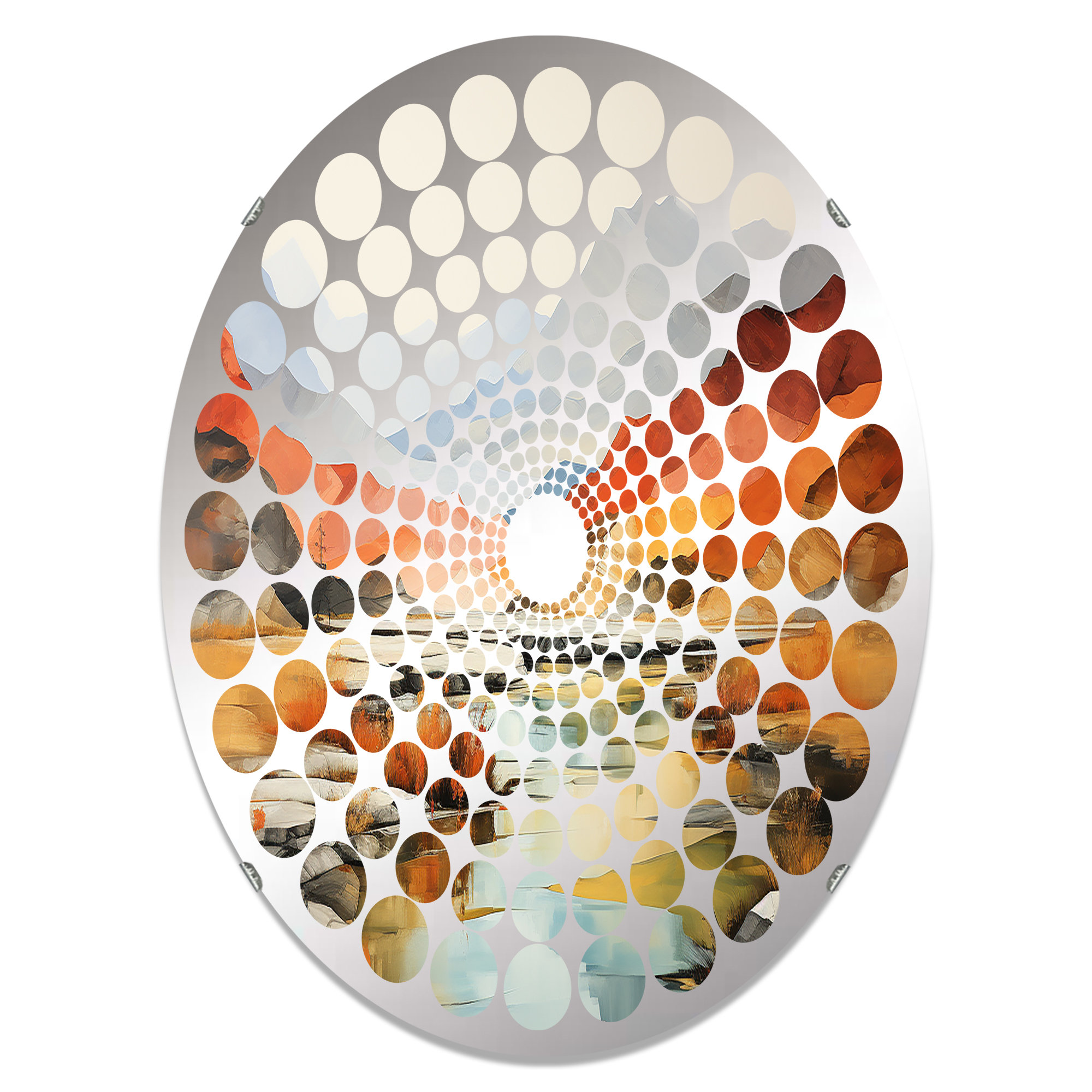 East Urban Home Canyon Stream Minimalism Charm - Radial Dot Decorative ...