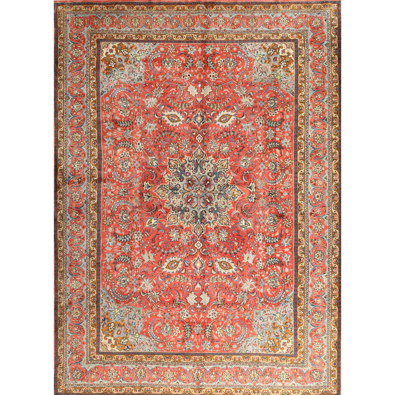Canora Grey Oriental Wool Red/Beige Area Rug | Wayfair