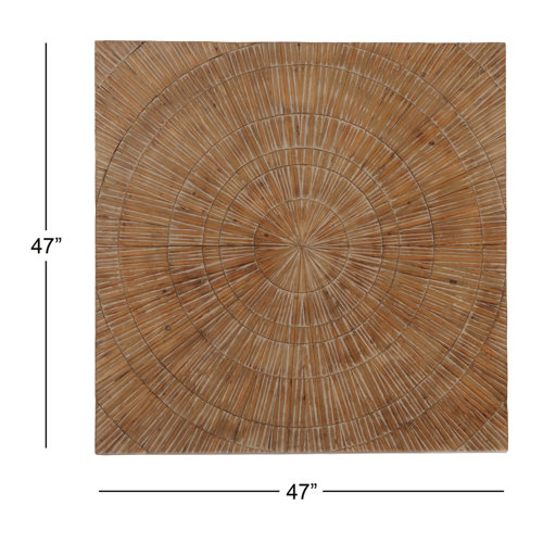 Birch Lane™ Rustic Abstract Wall Decor on Solid Wood | Wayfair