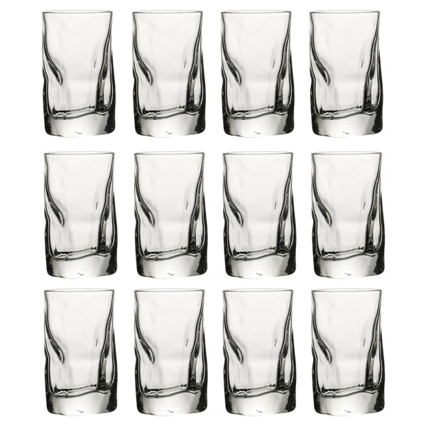 Bormioli Rocco 12 - Piece 70ml Glass Drinking Glass Glassware Set ...
