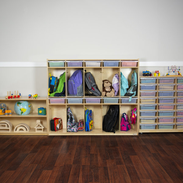 Wood Designs 10 Section Locker with Translucent Trays | Wayfair