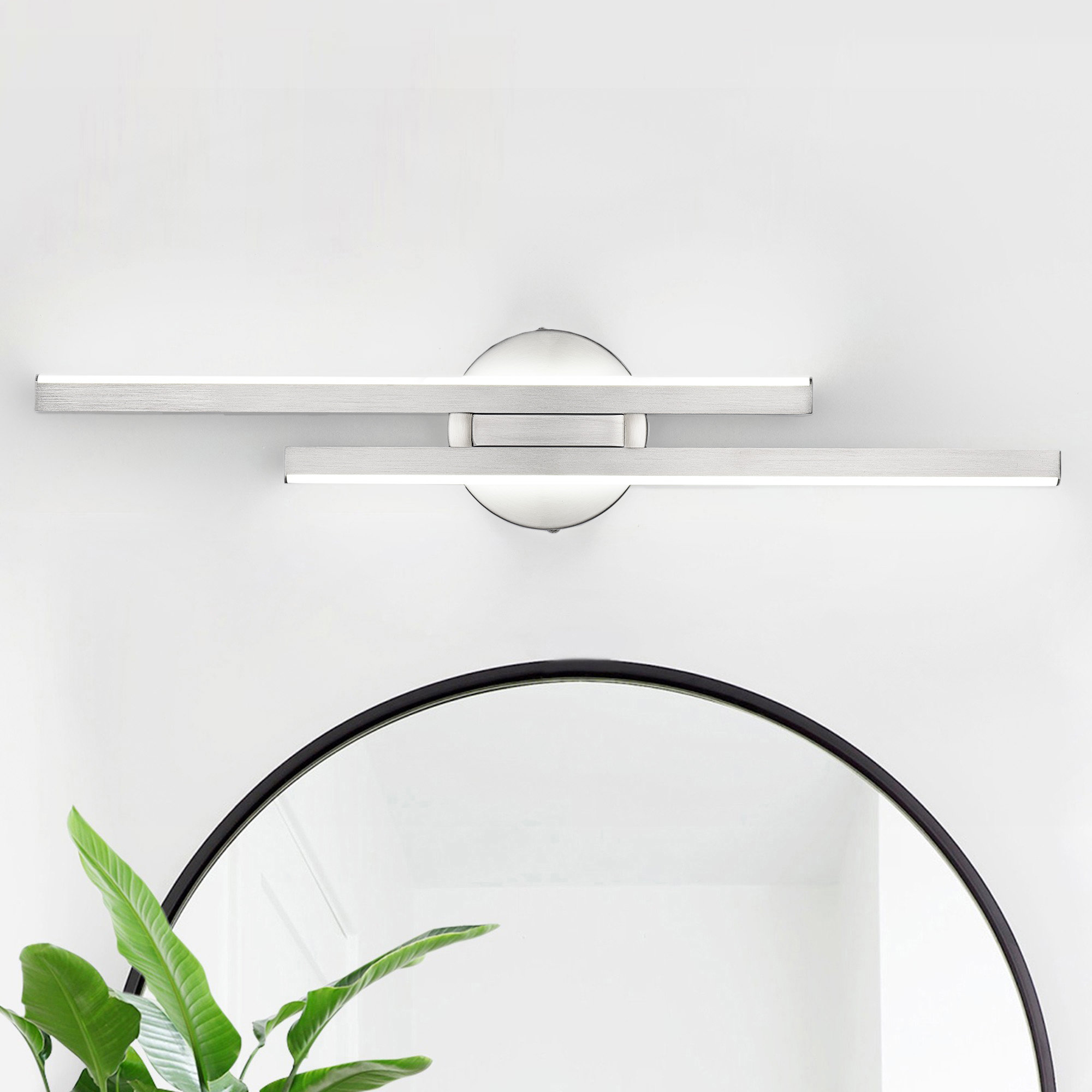 Merbotin LED Vanity Lights, Cool White 6000K LED Contemporary Vanity ...