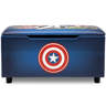 Delta Children Marvel Avengers Faux Leather Cabinet Storage Bench ...