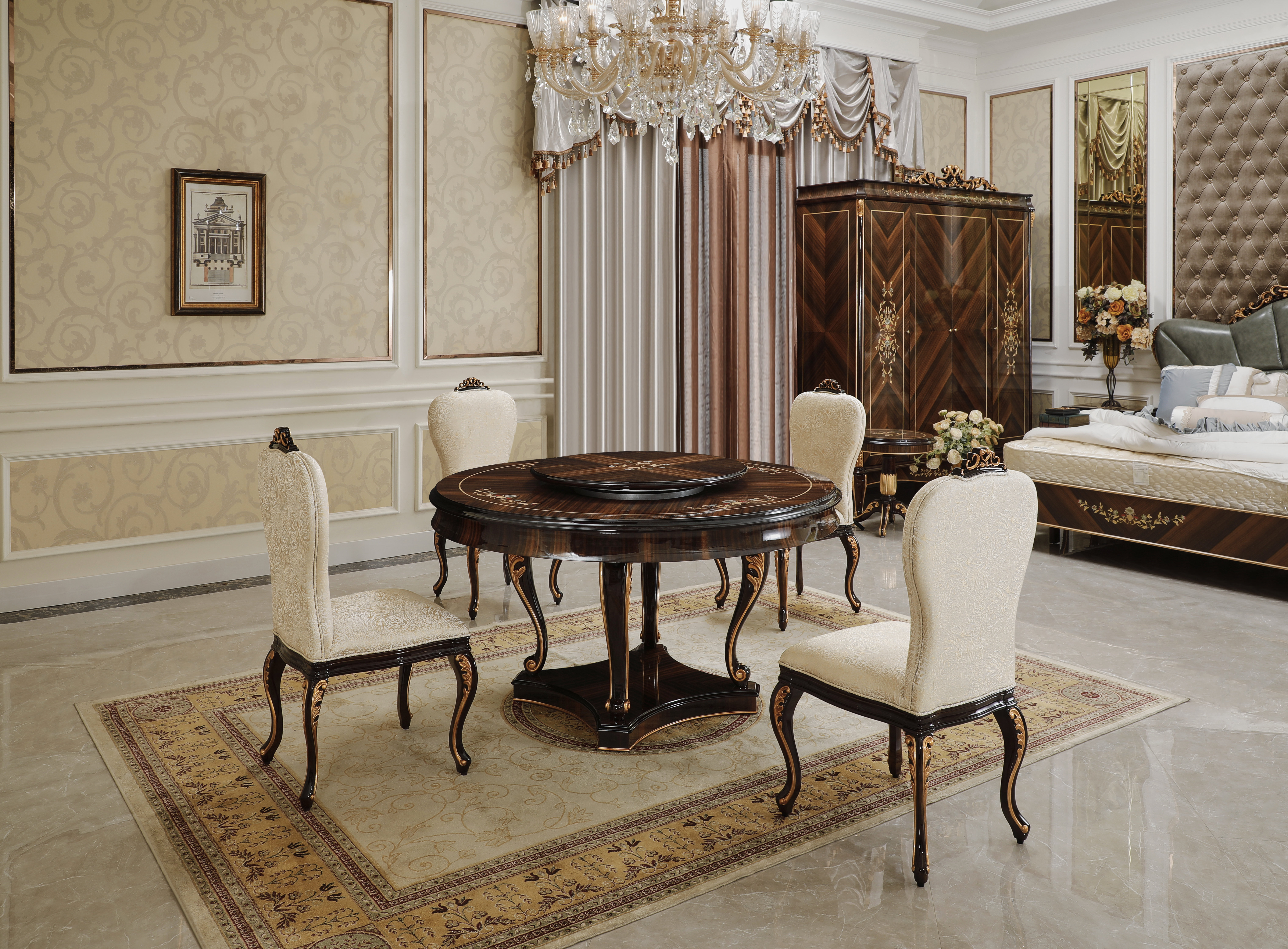 Infinity Furniture Import Athena Dining Set With Base | Wayfair