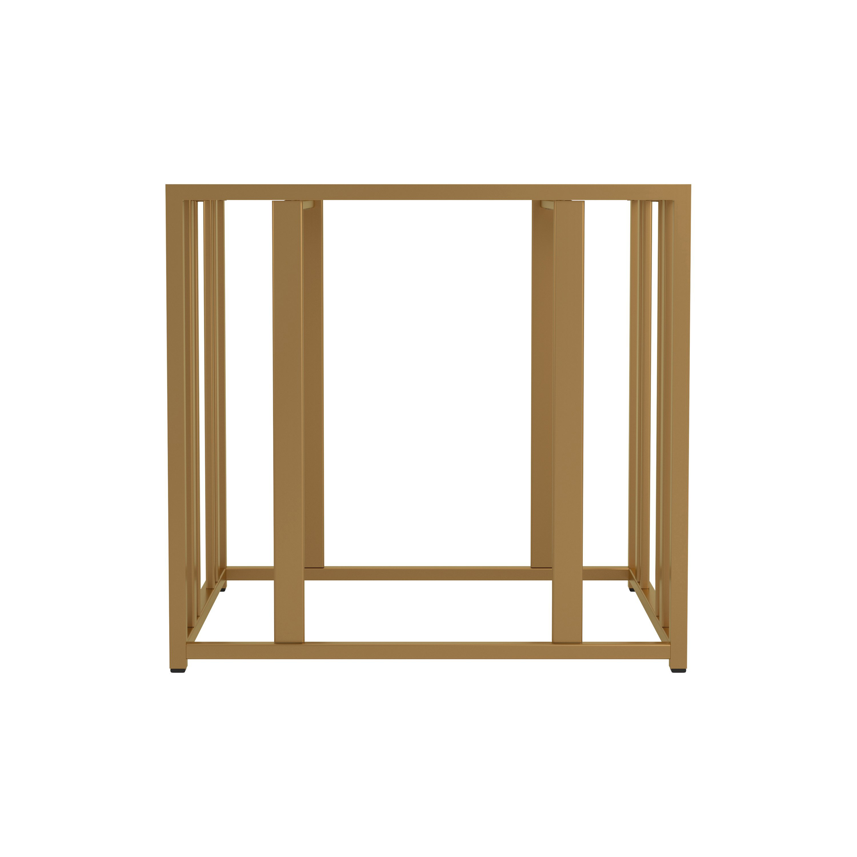 Everly Quinn Glass Top Frame End Table Set - Wayfair Canada